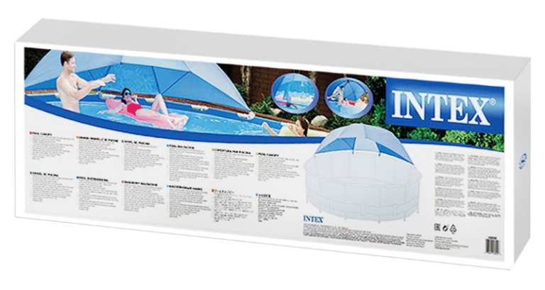 Ombrelle piscine INTEX 28050 largeur 3m (piscine ronde Ø366 à 549)
